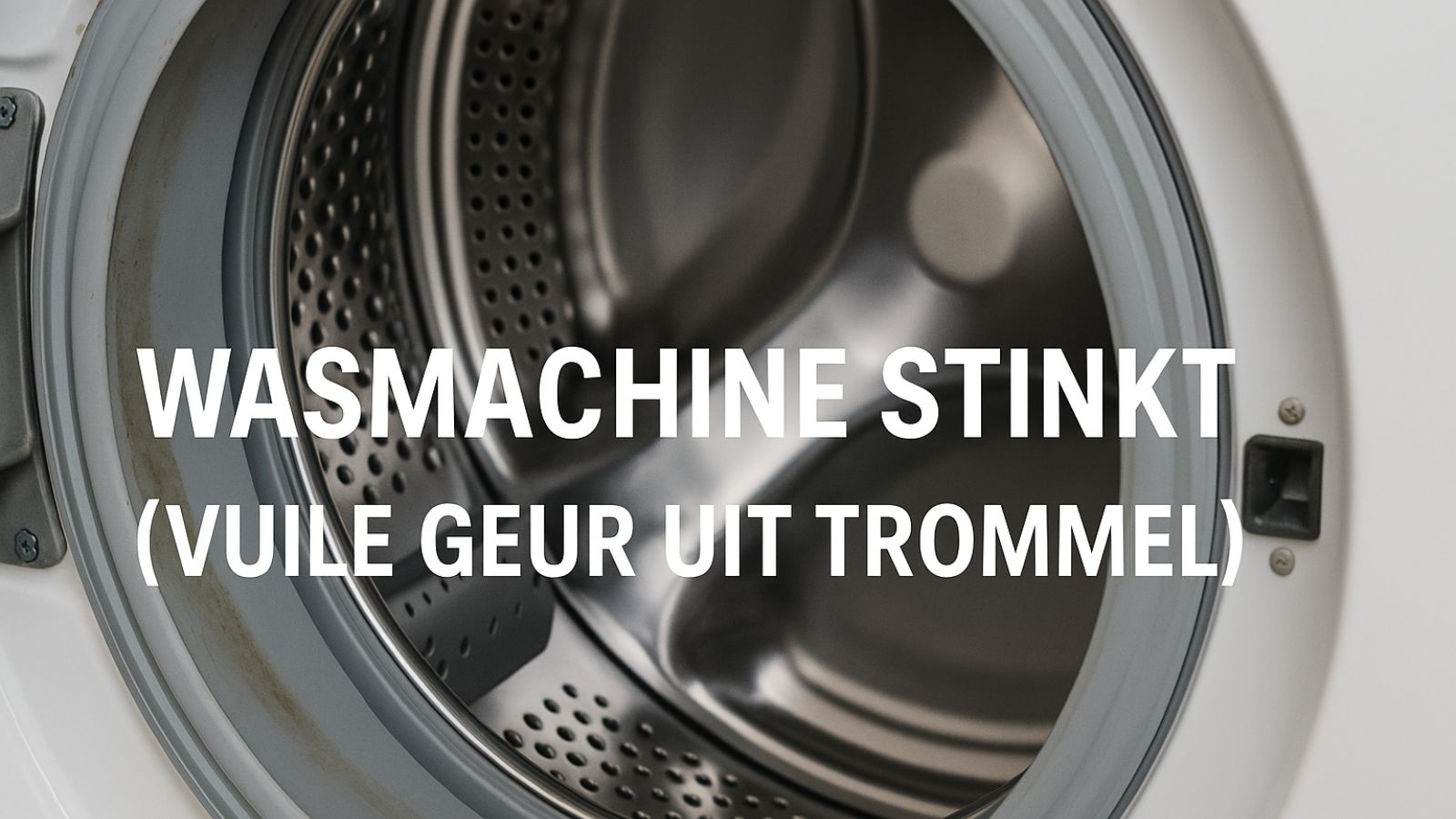 Wasmachine stinkt? Zo los je vieze geurtjes op