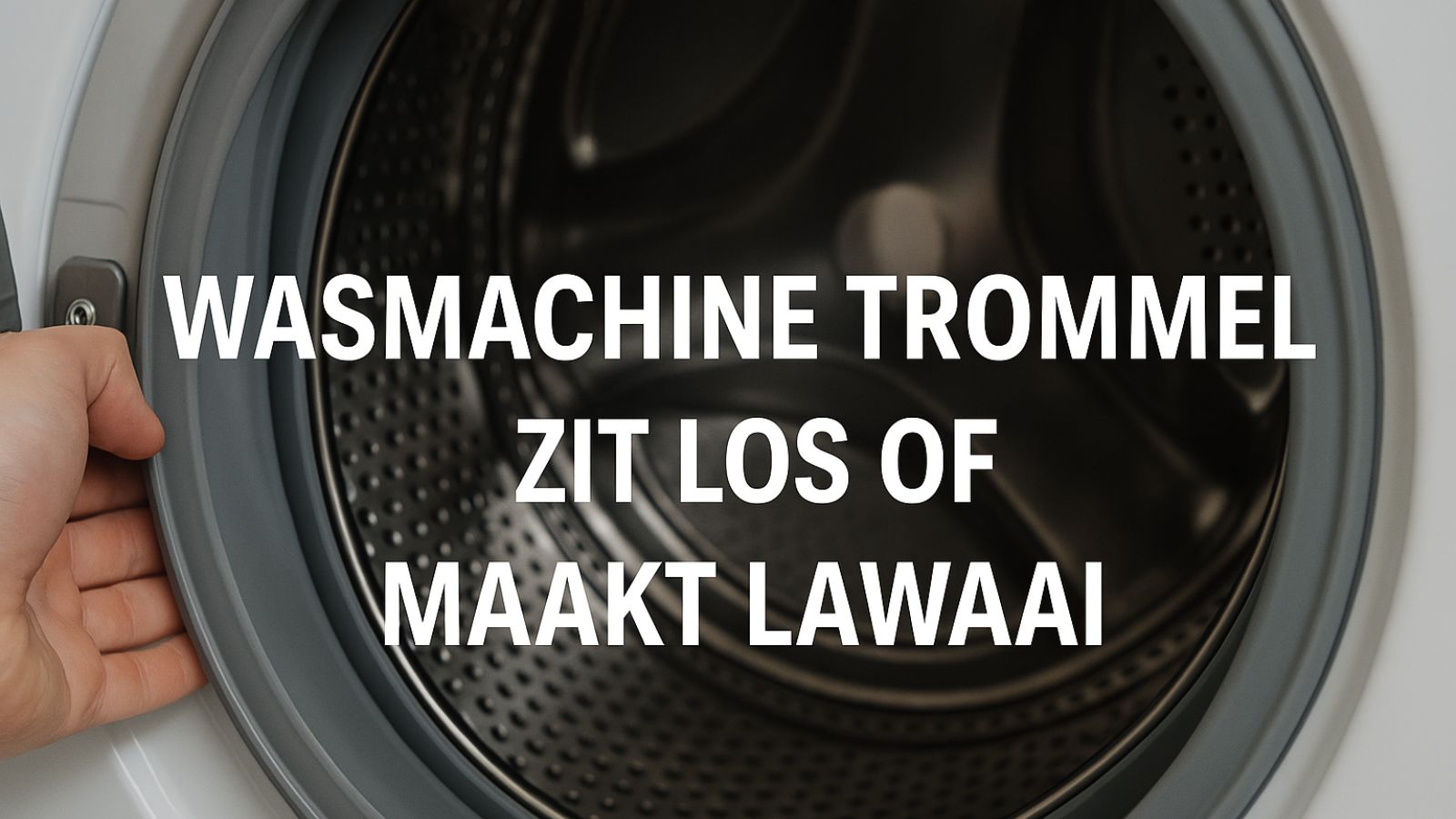 Wasmachine trommel zit los of maakt lawaai? Dit doe je